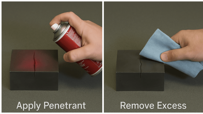 What is penetrant testing? types, working principle - Engineering bro