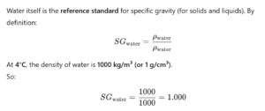 Specific gravity (Comprehensive explanation) - Engineering Bro